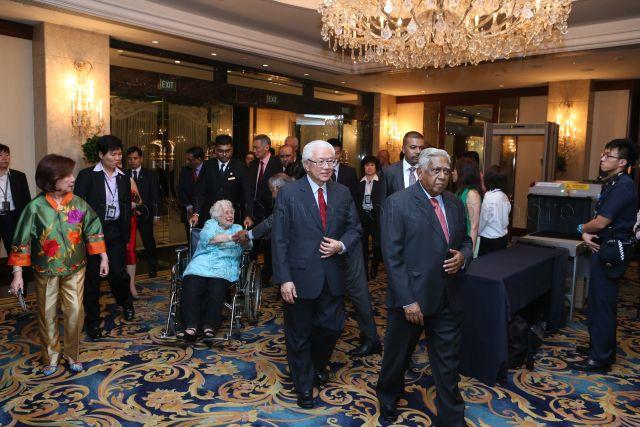 Taken at: Former President S R Nathan's 90th Birthday Dinner