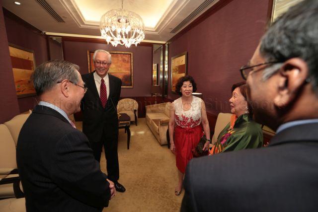 Taken at: Former President S R Nathan's 90th Birthday Dinner