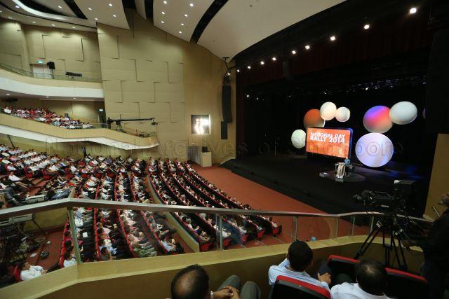 Prime Minister Lee Hsien Loong addressing the audience at