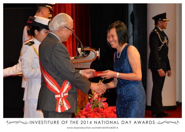 President Tony Tan Keng Yam presenting 2014 National Day