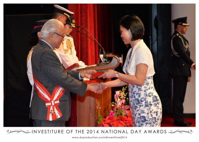 President Tony Tan Keng Yam presenting 2014 National Day