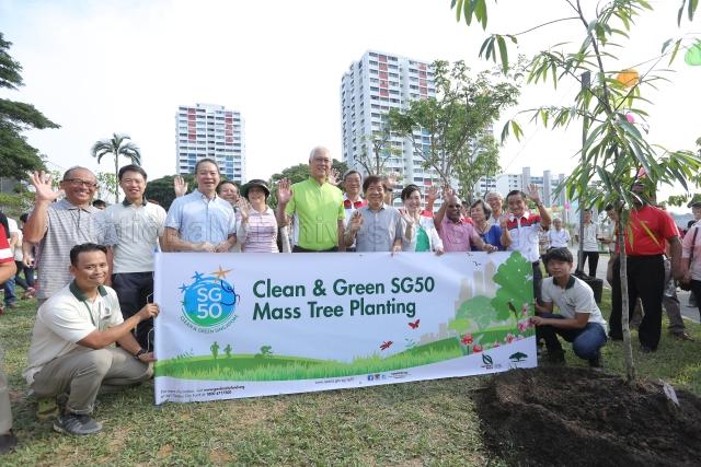Taken at the Clean & Green SG50 Mass Tree Planting