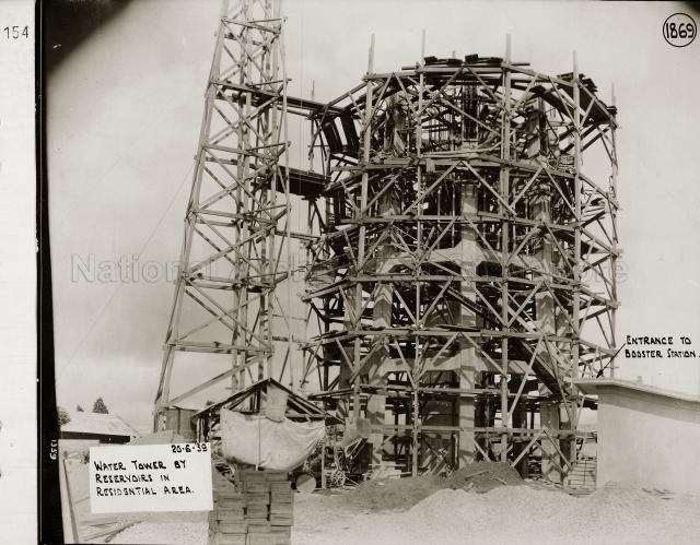 Singapore Naval Base - Water Tower by reservoirs in