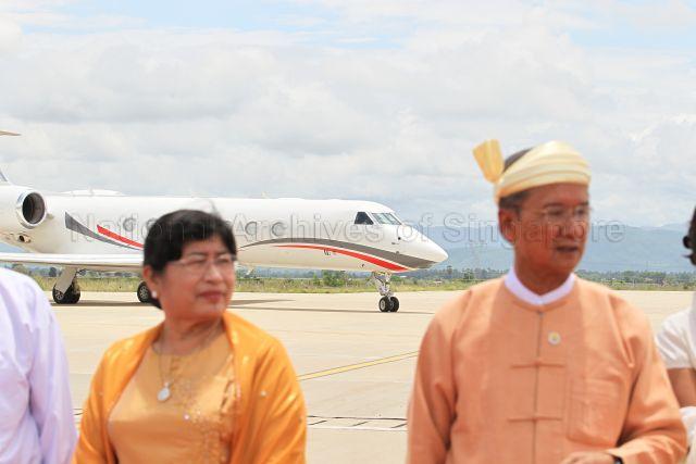 Taken at: Prime Minister Lee Hsien Loong and his wife Mdm Ho