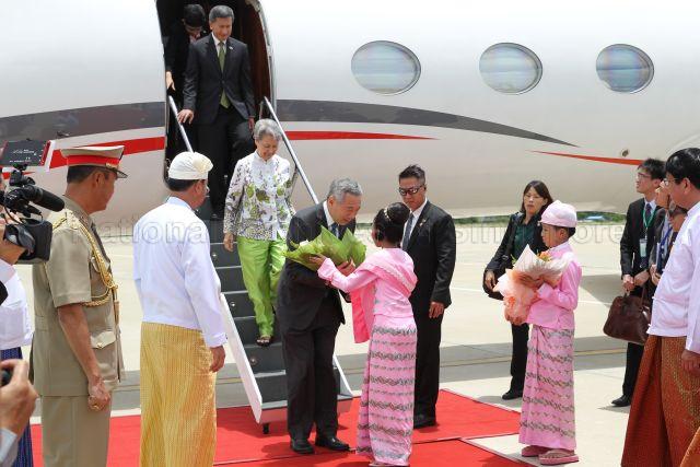 Taken at: Prime Minister Lee Hsien Loong and his wife Mdm Ho