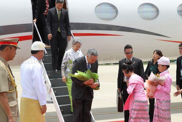 Taken at: Prime Minister Lee Hsien Loong and his wife Mdm Ho