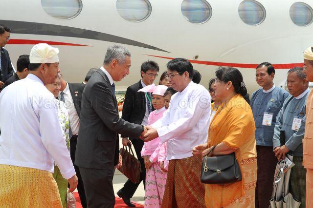 Taken at: Prime Minister Lee Hsien Loong and his wife Mdm Ho