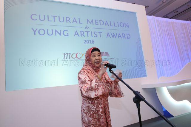 Taken at: The Cultural Medallion and Young Artist Award 2016