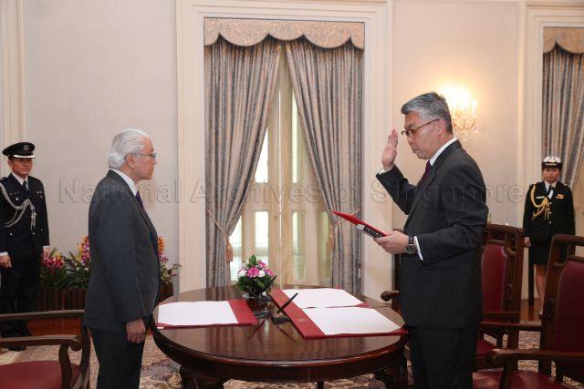 Taken at: Swearing-in and appointment ceremony of Judge of
