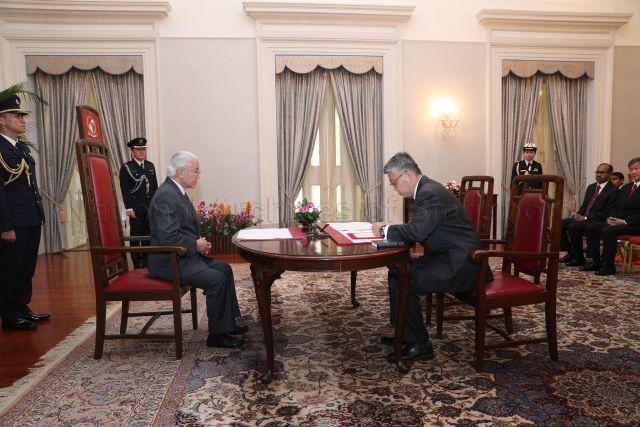 Taken at: Swearing-in and appointment ceremony of Judge of