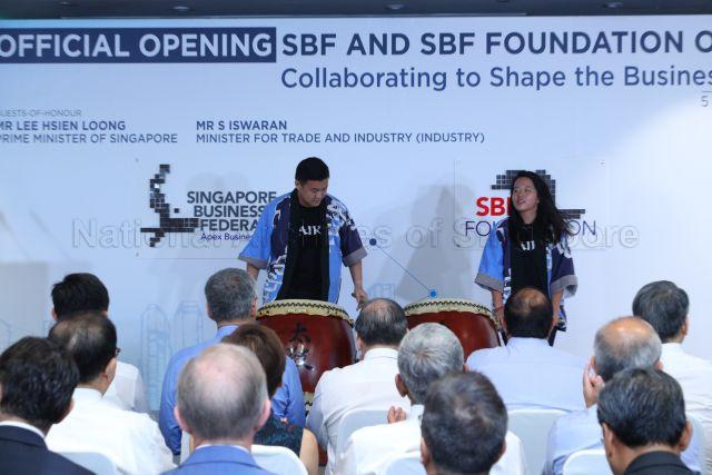 Taken at: Official opening of Singapore Business Federation