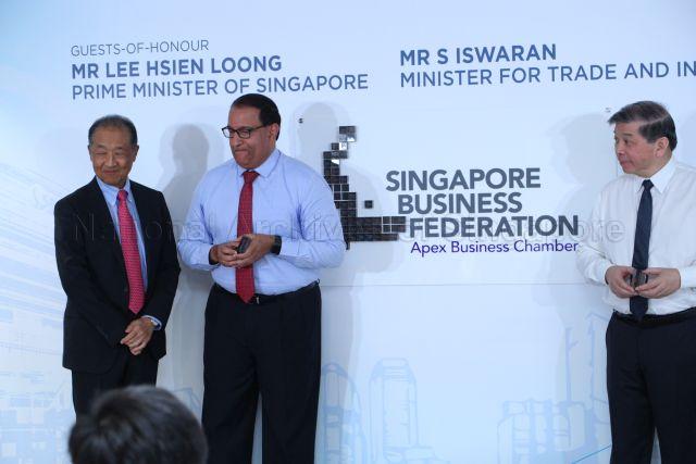 Taken at: Official opening of Singapore Business Federation