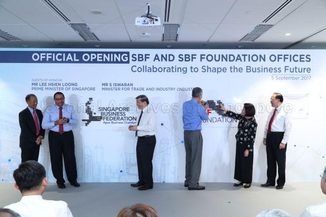 Taken at: Official opening of Singapore Business Federation