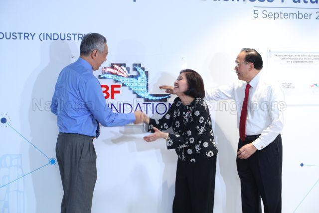 Taken at: Official opening of Singapore Business Federation
