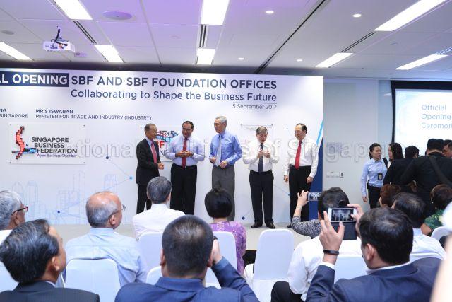 Taken at: Official opening of Singapore Business Federation