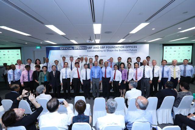 Taken at: Official opening of Singapore Business Federation