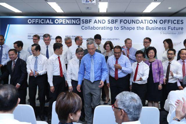 Taken at: Official opening of Singapore Business Federation