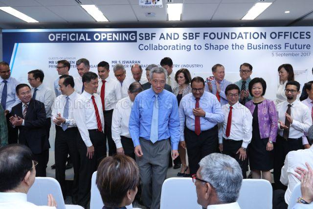 Taken at: Official opening of Singapore Business Federation