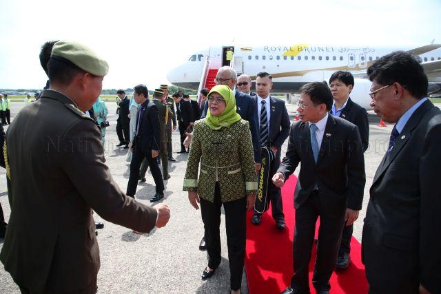 Taken at: Arrival at Brunei International Airport during