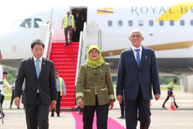 Taken at: Arrival at Brunei International Airport during
