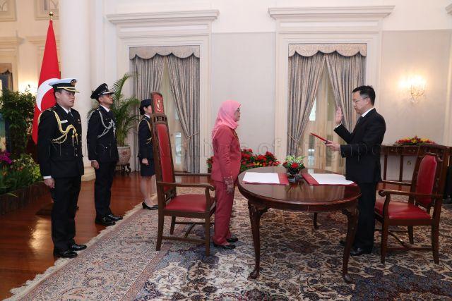 Taken at: Swearing-in and appointment ceremony of Justice