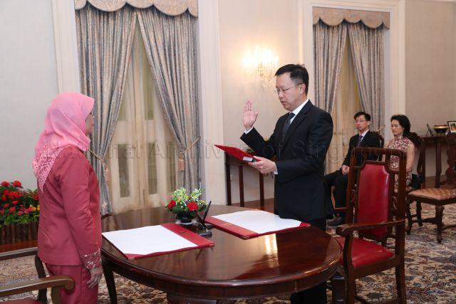 Taken at: Swearing-in and appointment ceremony of Justice