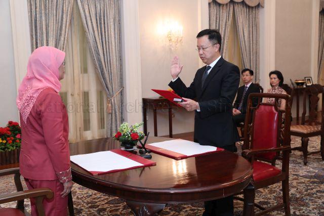 Taken at: Swearing-in and appointment ceremony of Justice