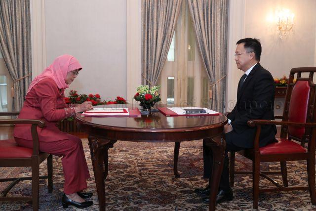 Taken at: Swearing-in and appointment ceremony of Justice
