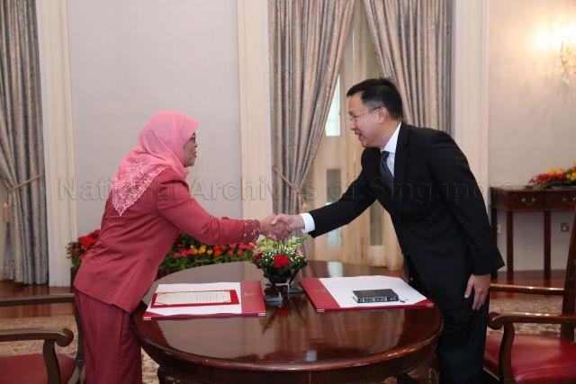 Taken at: Swearing-in and appointment ceremony of Justice