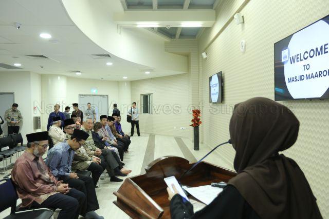 Taken at: Iftar at Maarof Mosque with Jurong residents in