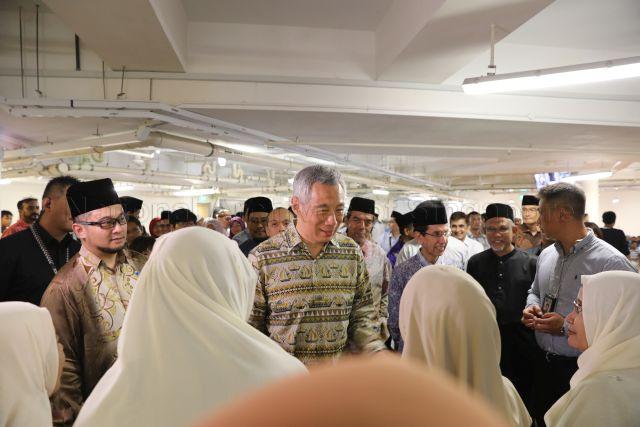 Taken at: Iftar at Maarof Mosque with Jurong residents in