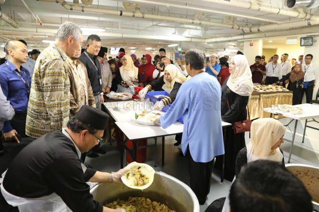 Taken at: Iftar at Maarof Mosque with Jurong residents in