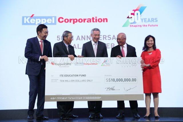 Taken at: Keppel Corporation's 50th anniversary gala dinner