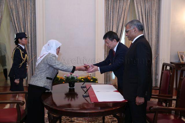 Taken at: Swearing-in ceremony and appointment of Chairman