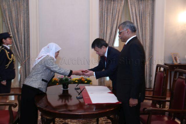 Taken at: Swearing-in ceremony and appointment of Chairman