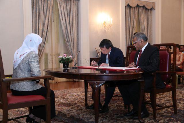 Taken at: Swearing-in ceremony and appointment of Chairman