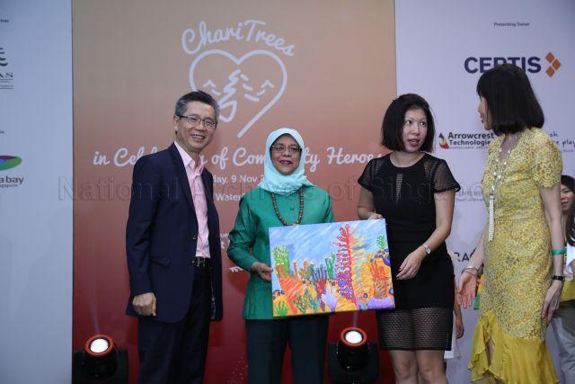 Taken at: Light-Up ceremony of ChariTrees at the Marina Bay