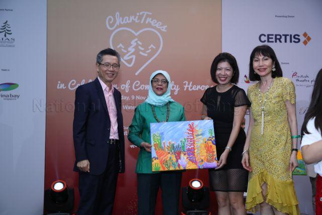 Taken at: Light-Up ceremony of ChariTrees at the Marina Bay