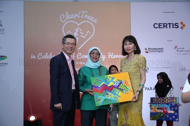 Taken at: Light-Up ceremony of ChariTrees at the Marina Bay