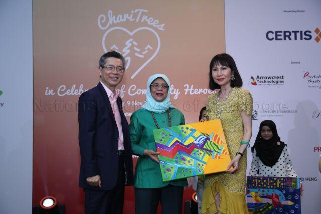 Taken at: Light-Up ceremony of ChariTrees at the Marina Bay