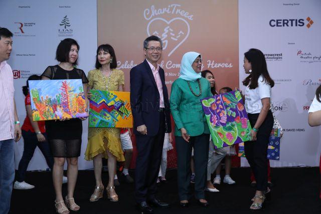 Taken at: Light-Up ceremony of ChariTrees at the Marina Bay