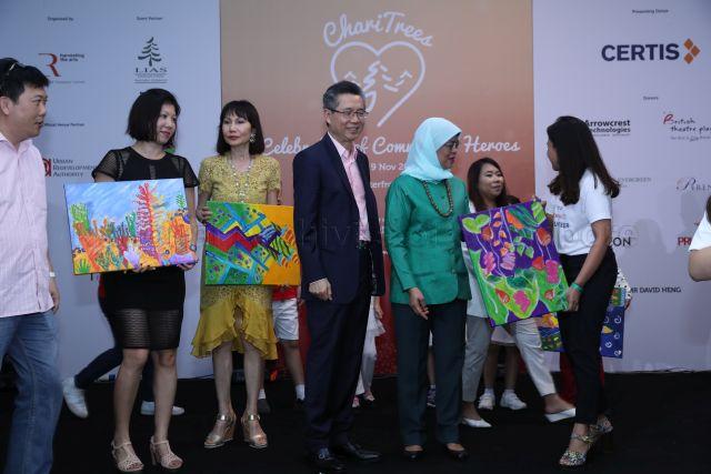 Taken at: Light-Up ceremony of ChariTrees at the Marina Bay