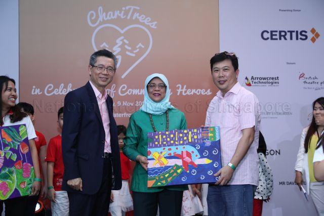 Taken at: Light-Up ceremony of ChariTrees at the Marina Bay