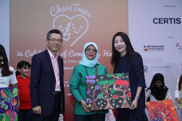 Taken at: Light-Up ceremony of ChariTrees at the Marina Bay