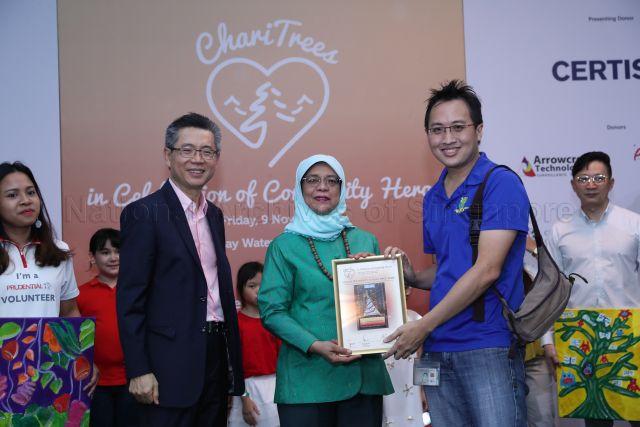 Taken at: Light-Up ceremony of ChariTrees at the Marina Bay