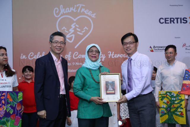 Taken at: Light-Up ceremony of ChariTrees at the Marina Bay