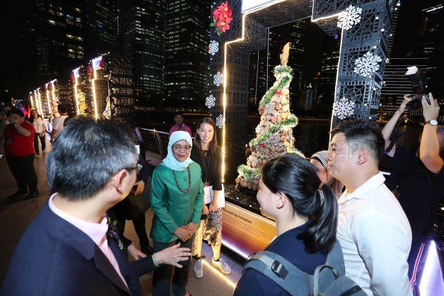 Taken at: Light-Up ceremony of ChariTrees at the Marina Bay