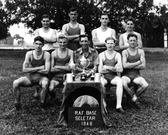 RAF Seletar Camp's boxing team