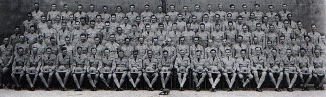 Group photo of 230 Squadron 38 at RAF Seletar
