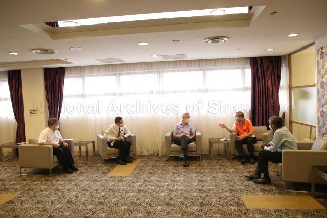 Taken at: Covid-19 vaccination at the Singapore General